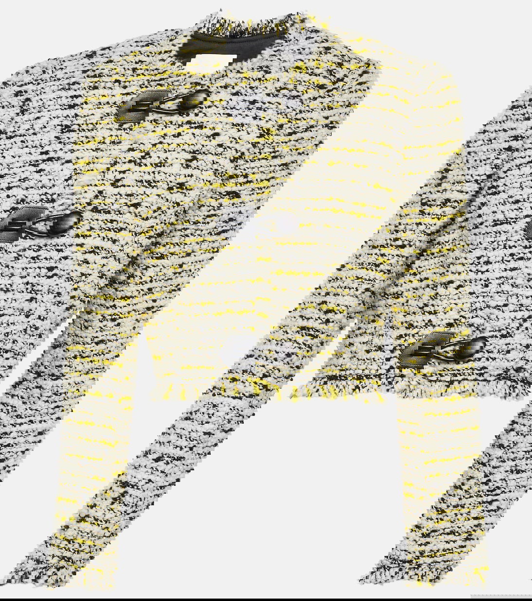 ISABEL MARANT Gradilia Cropped Wool-Blend Jacket in White | Endource