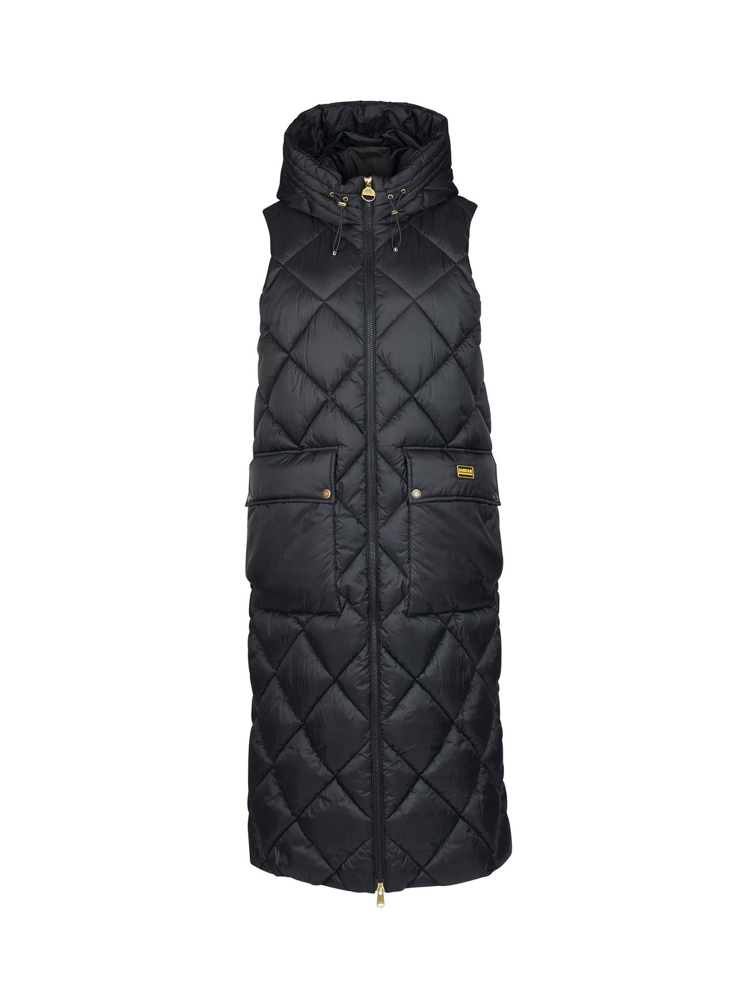 BARBOUR Bonneville Longline Gilet in Black | endource