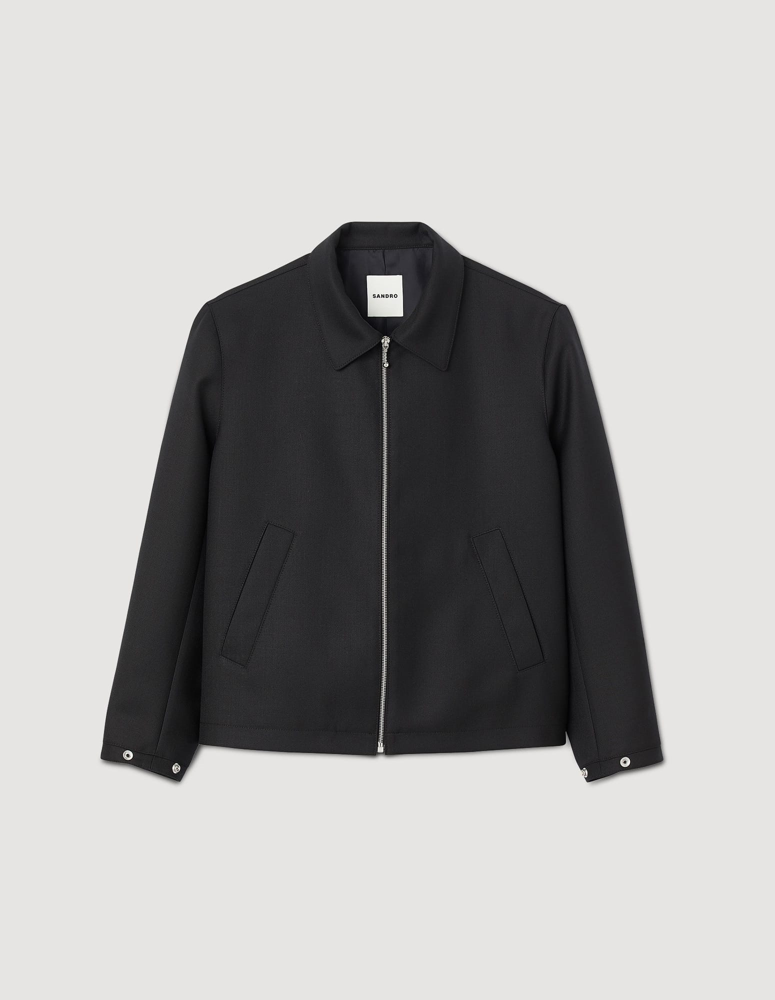 SANDRO Wool Blend Jacket | Endource