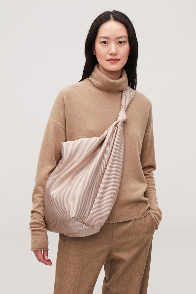 COS Large Corduroy Shoulder Bag | endource