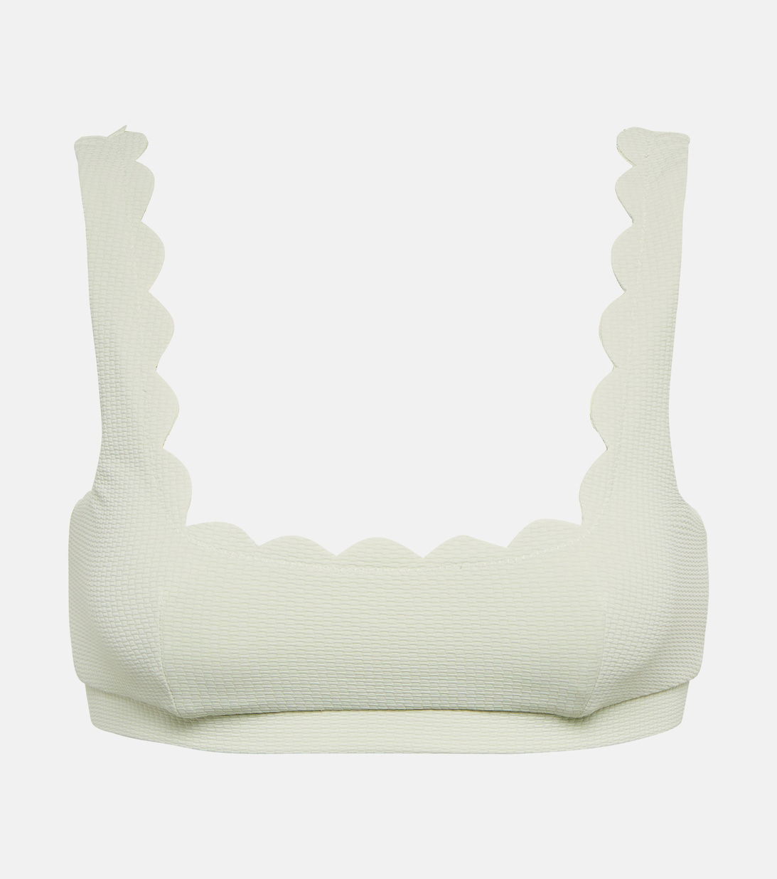 MARYSIA Mini Palm Springs Bikini Top in Green | endource