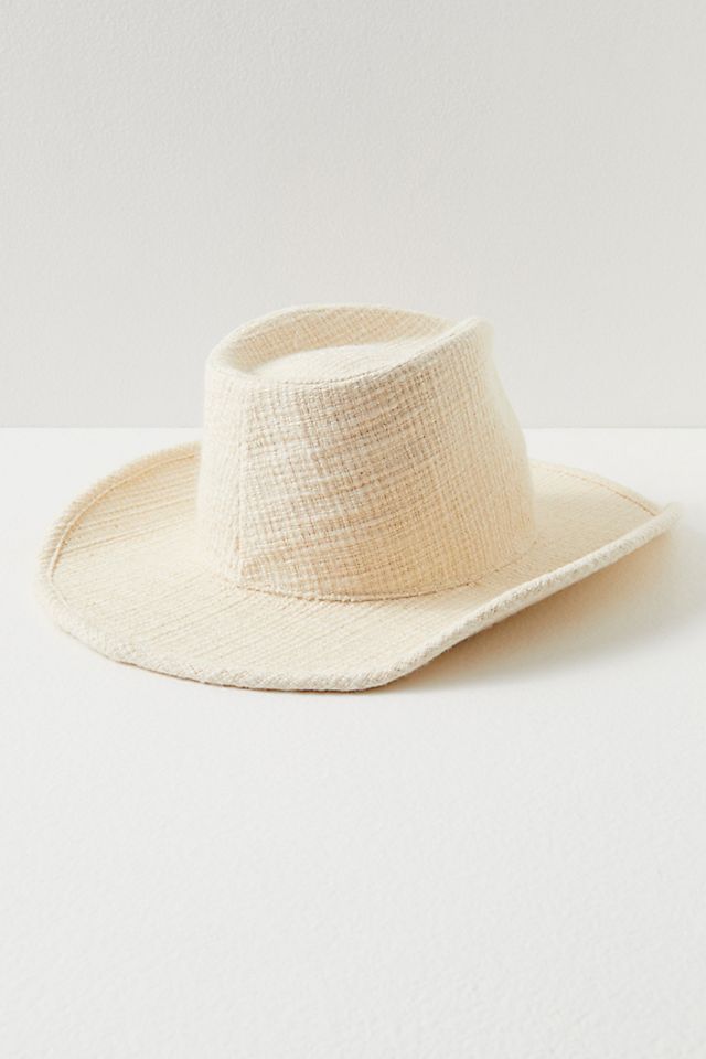 FREE PEOPLE Sandy Tweed Cowboy Hat | endource