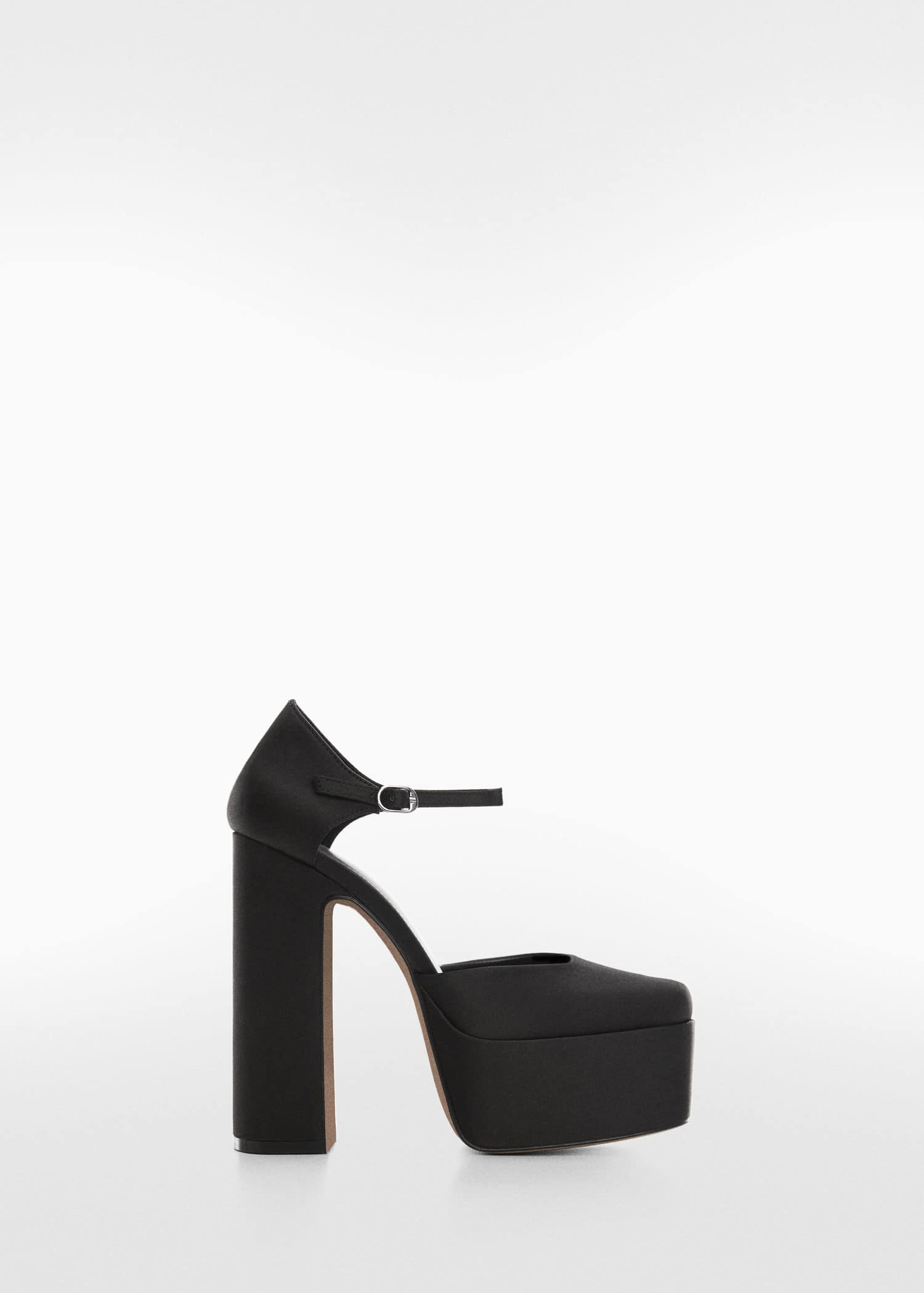 MANGO Heeled Platform Shoes in Black | endource
