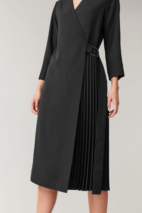 COS Pleated Wrap Dress | endource