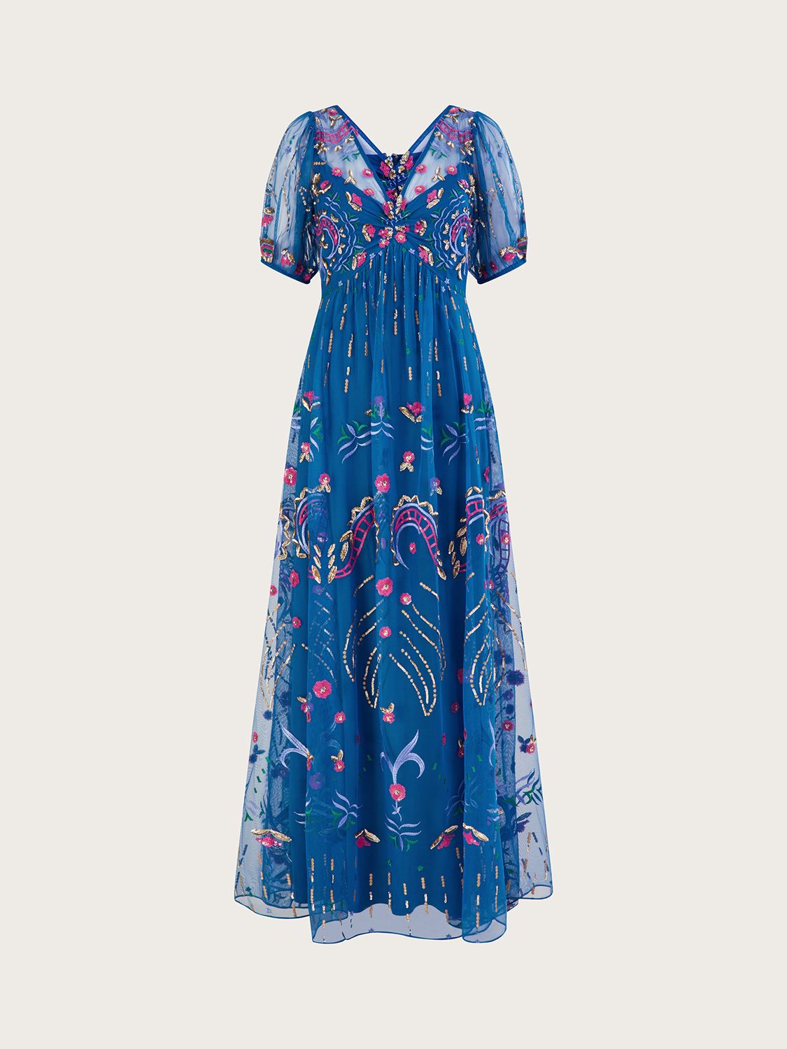 Monsoon Tilly Embroidered Maxi Dress | endource