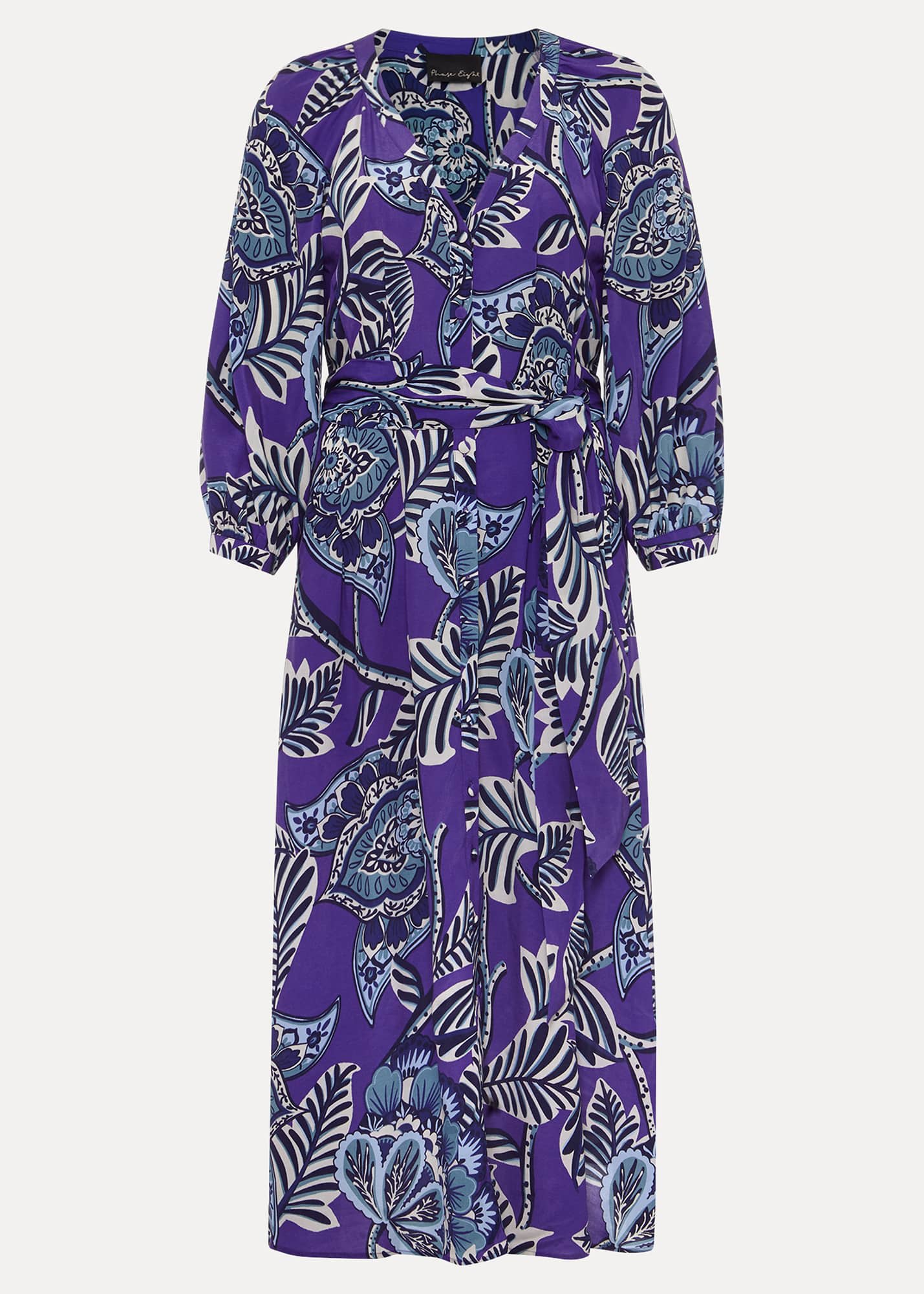 PHASE EIGHT Erin Paisley Midi Dress in Purple | endource