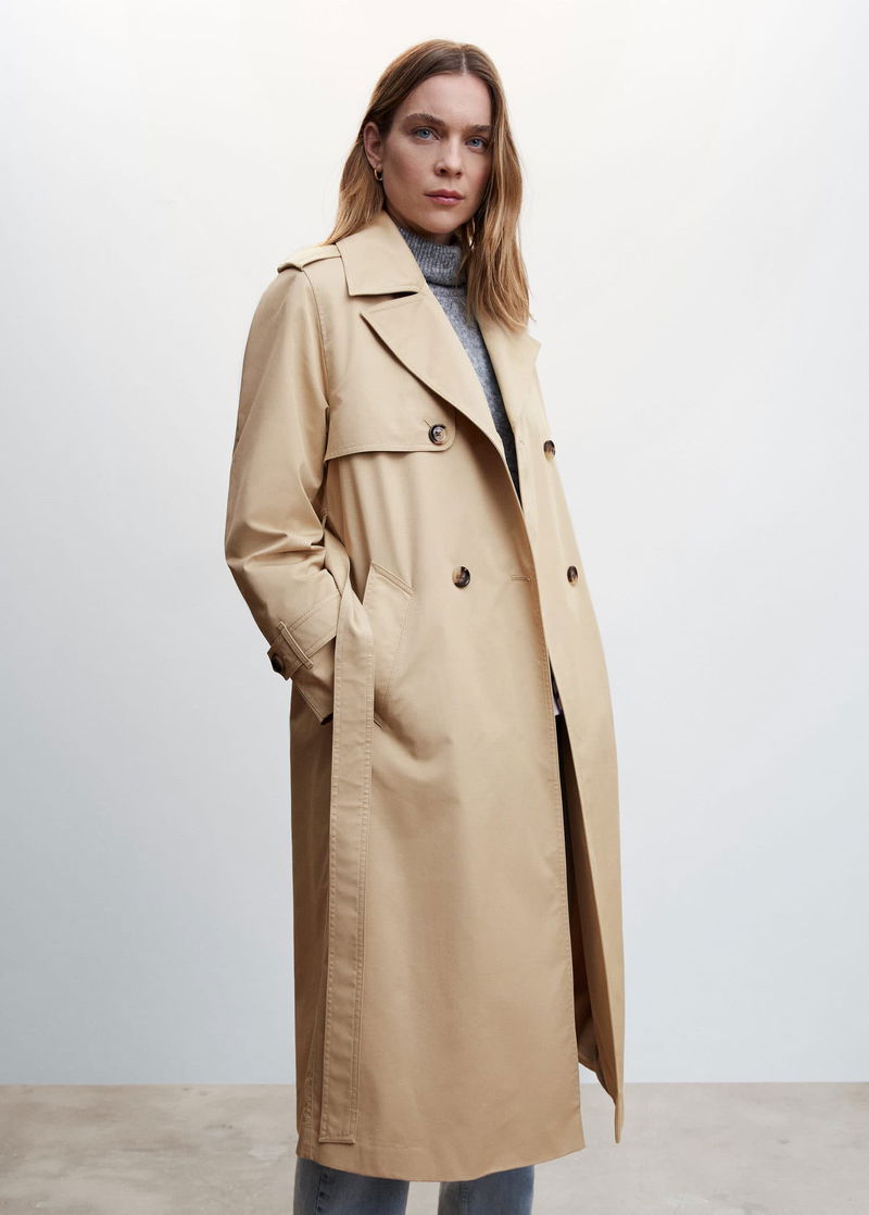 MANGO Classic Belted Trench | Endource