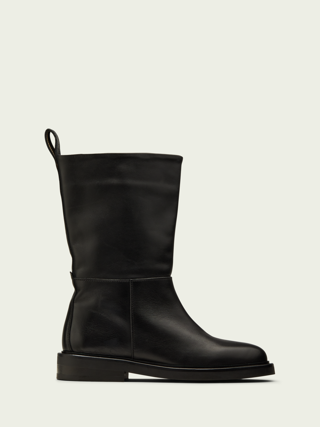 SCOTCH & SODA Hailey Mid-Length Leather Boot | Endource