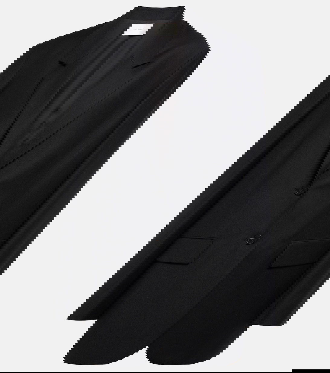 THE ROW Dustina Virgin Wool Blazer in Black | endource