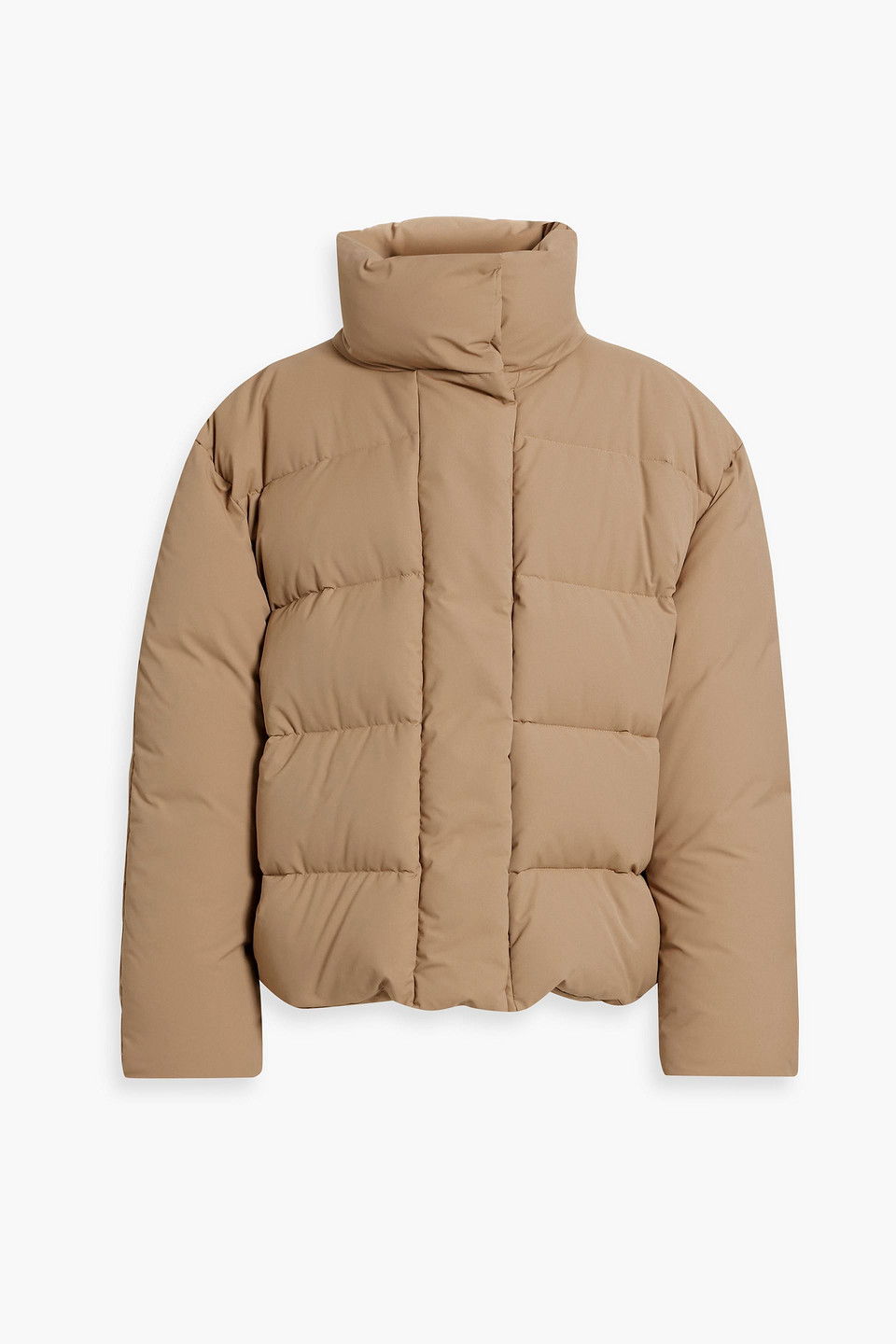 MAGDA BUTRYM Oversized Quilted Shell Jacket in Neutral | endource
