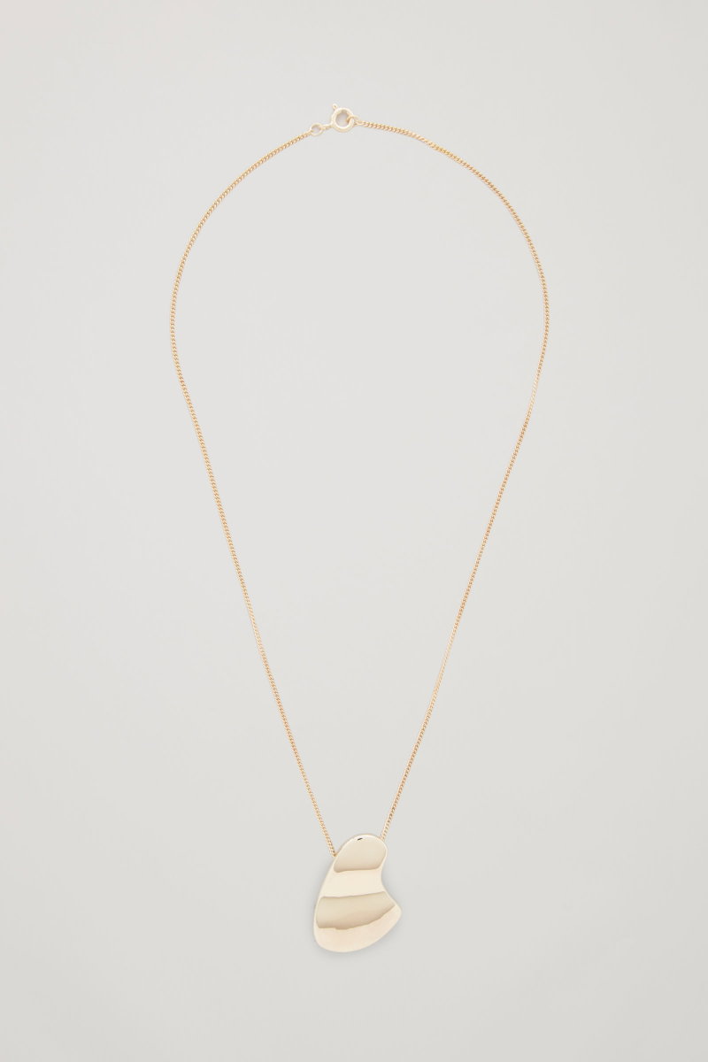 COS Short Gold-Plated Necklace | endource