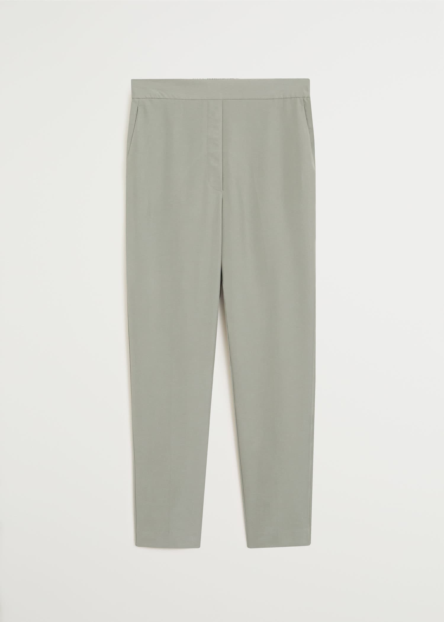 MANGO Cropped Modal Trousers | Endource