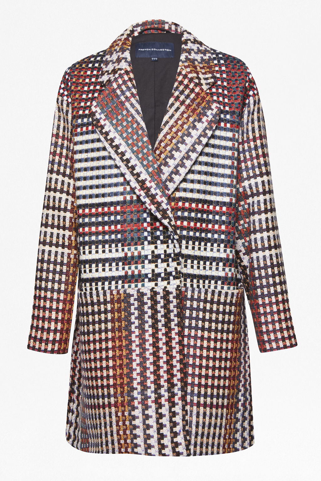 FRENCH CONNECTION Beverley Check Coat | endource