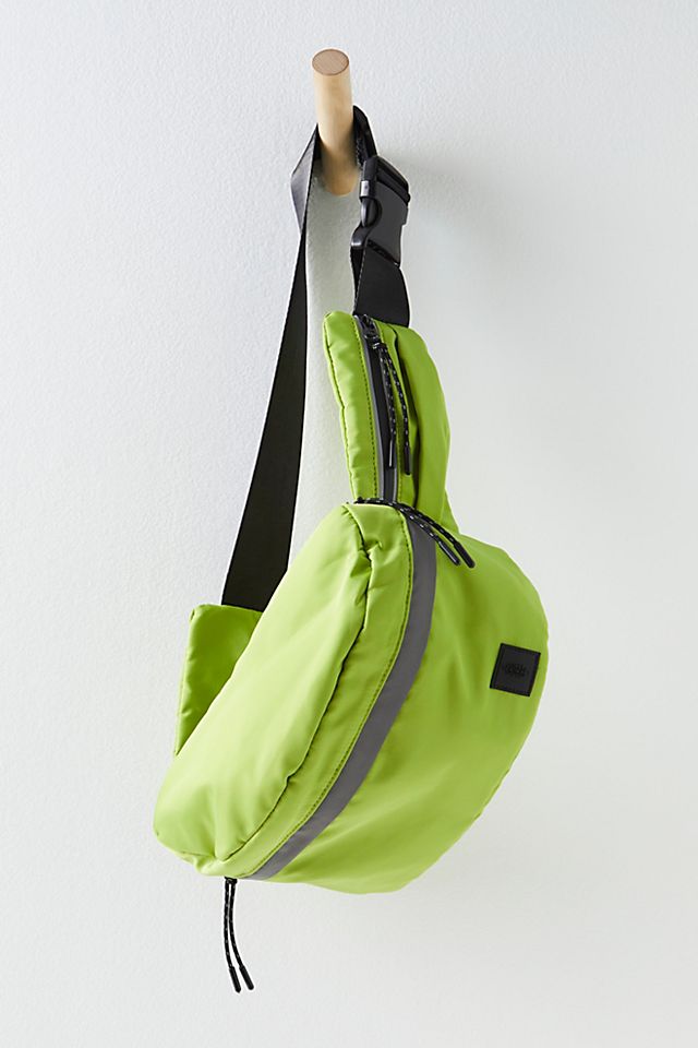 FREE PEOPLE Switchback Reflective Sling Bag in Black | endource