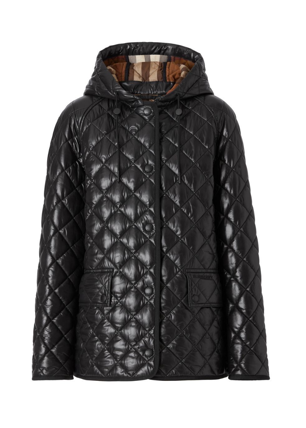 BURBERRY Diamond Quilted Thermoregulated Hooded Jacket | endource