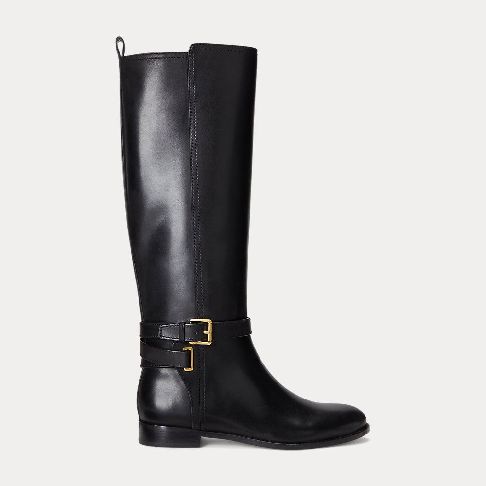 LAUREN RALPH LAUREN Blayke Burnished Leather Tall Boot | Endource