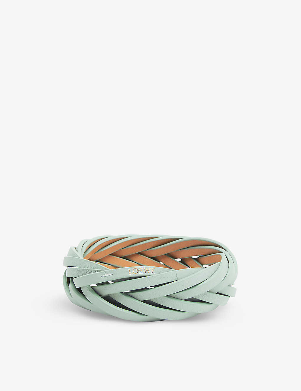 LOEWE Loewe x Paula’s Ibiza - Braided-Leather Bangle | endource