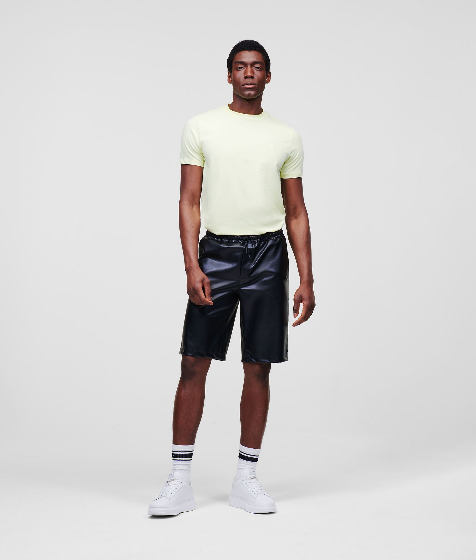 KARL LAGERFELD Bermuda Shorts in Black | endource