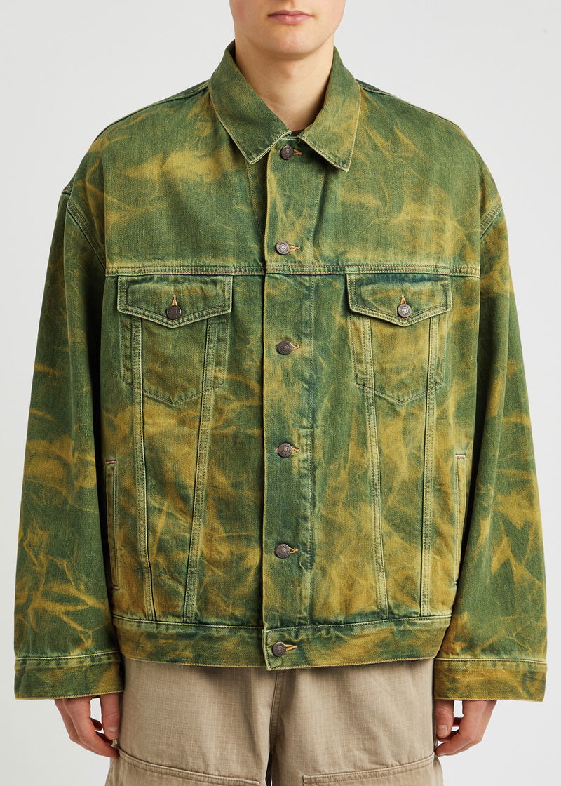 ACNE STUDIOS Kataya Bleached Denim Jacket | endource
