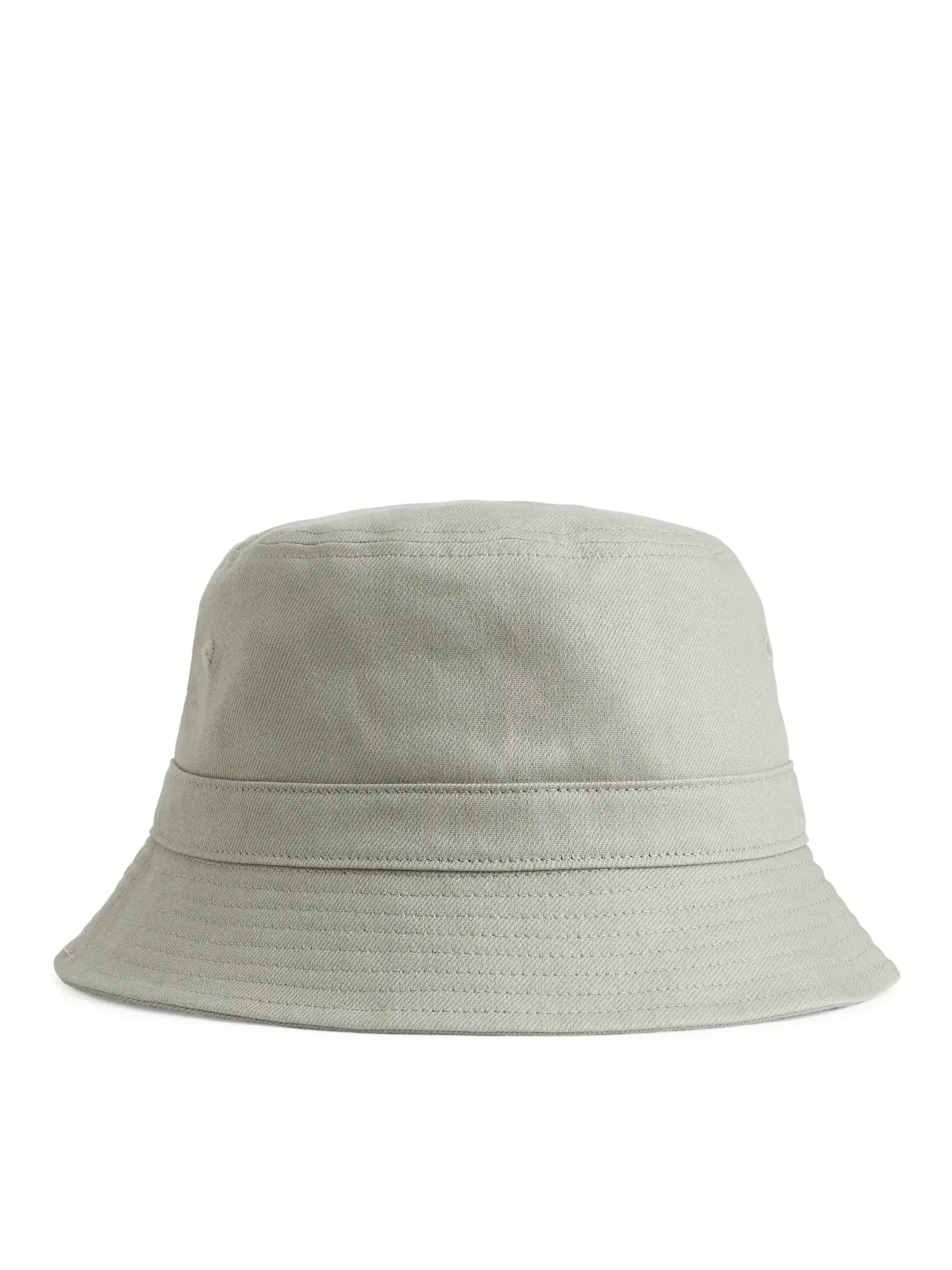 ARKET Paper Twill Bucket Hat in Grey | endource