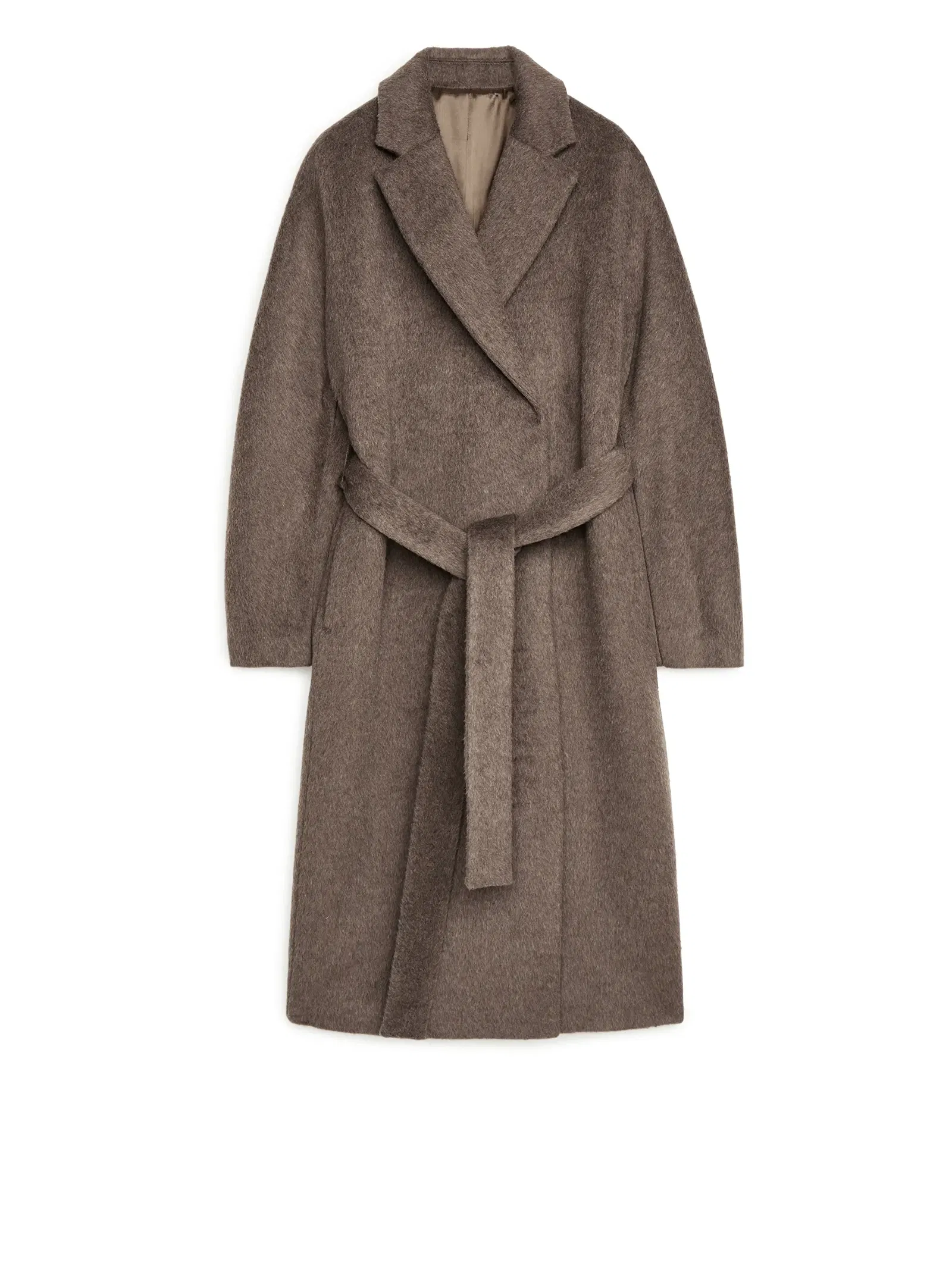 ARKET Belted Alpaca and Wool Coat | Endource