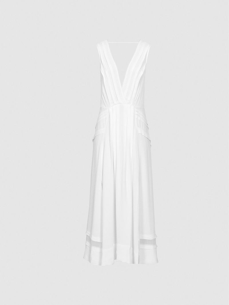 REISS Marcella Split Front Beach Dress | endource