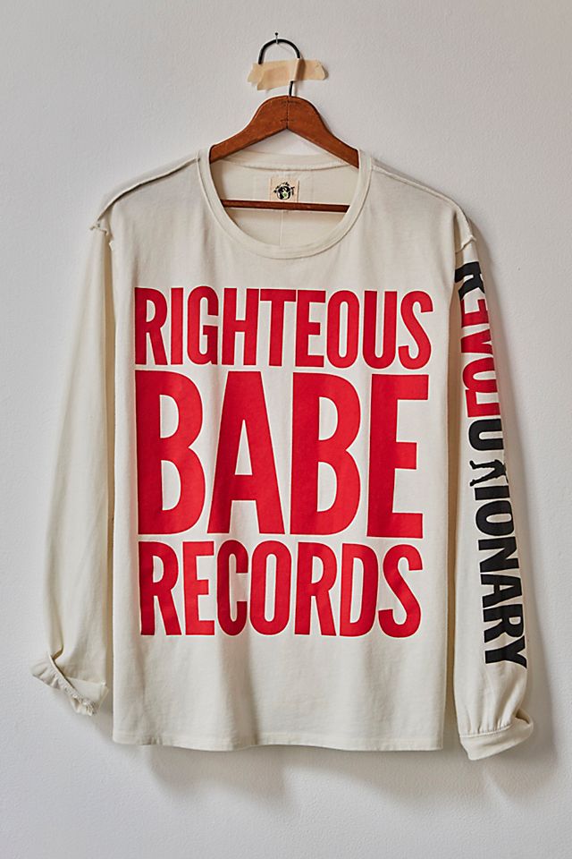 FREE PEOPLE Care FP - Righteous Babe Records Tee in Righteous Babe ...