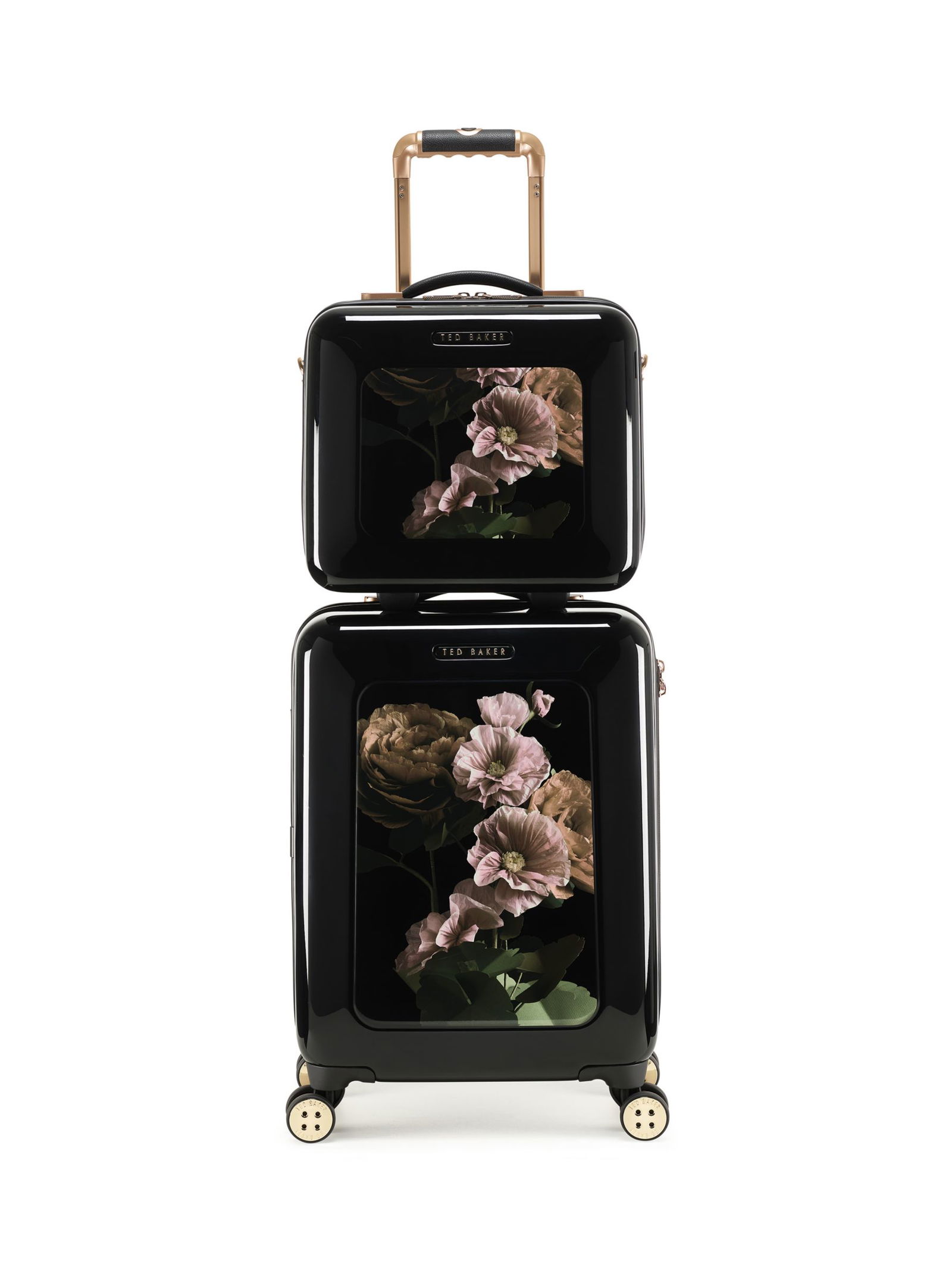 TED BAKER Take Flight 4-Wheel Cabin Suitcase in Paper Flowers | endource