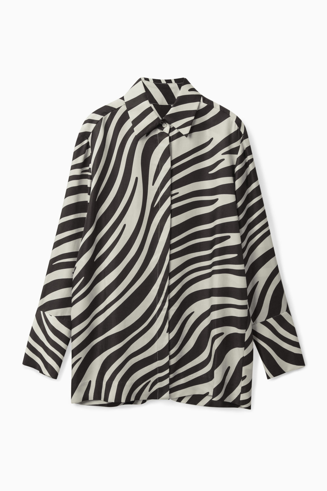 COS Regular-Fit Zebra Print Shirt | endource