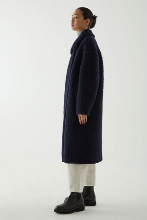 COS Wool Teddy Fleece Coat | endource