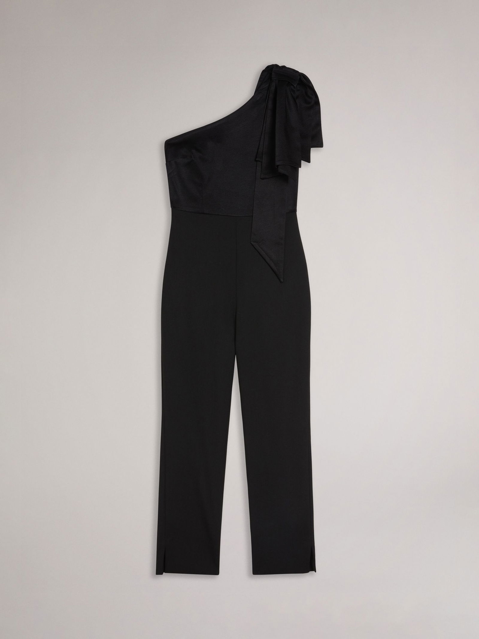 TED BAKER Orliie One Shoulder Jumpsuit in Black | endource