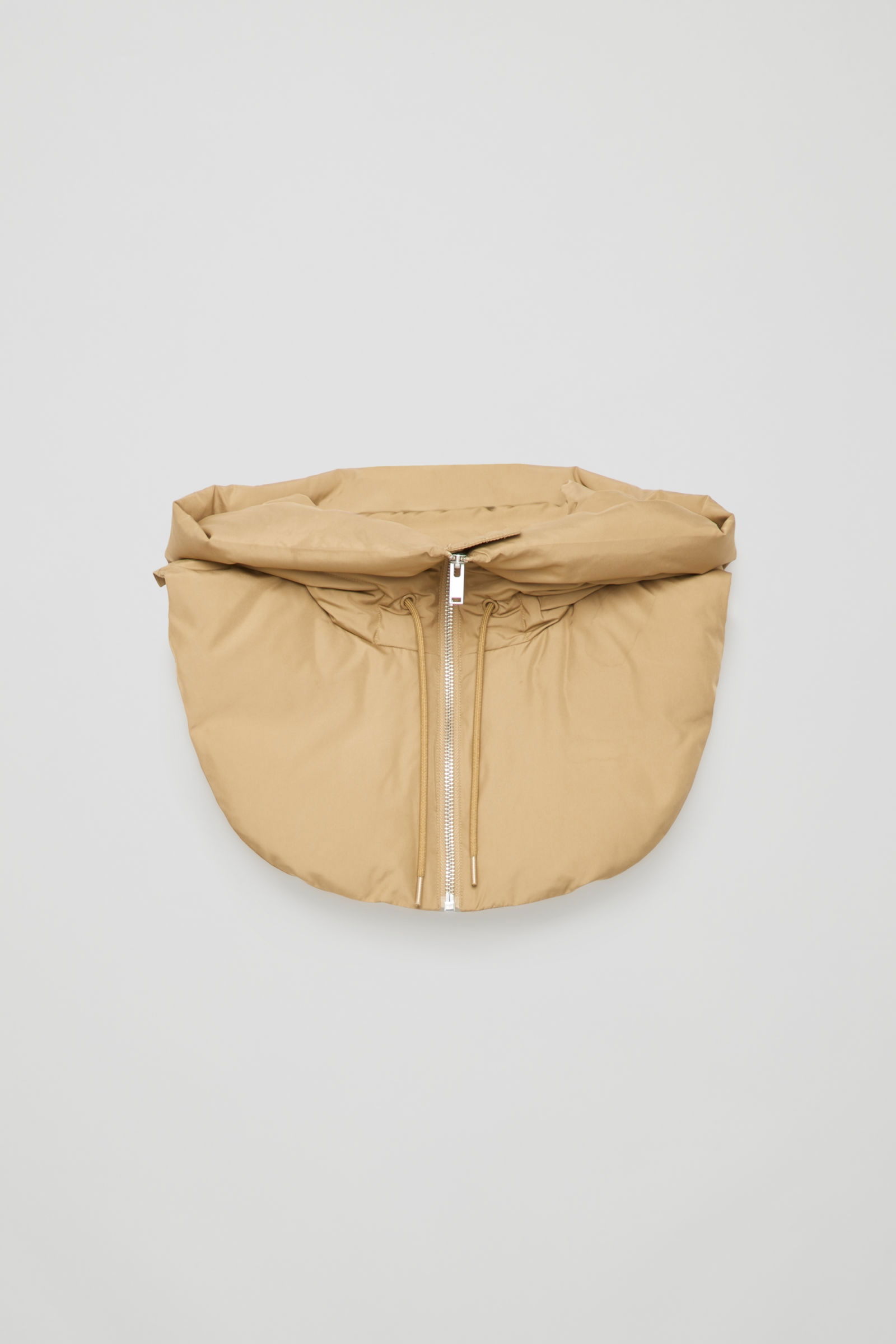 COS Padded Hood in Camel | endource