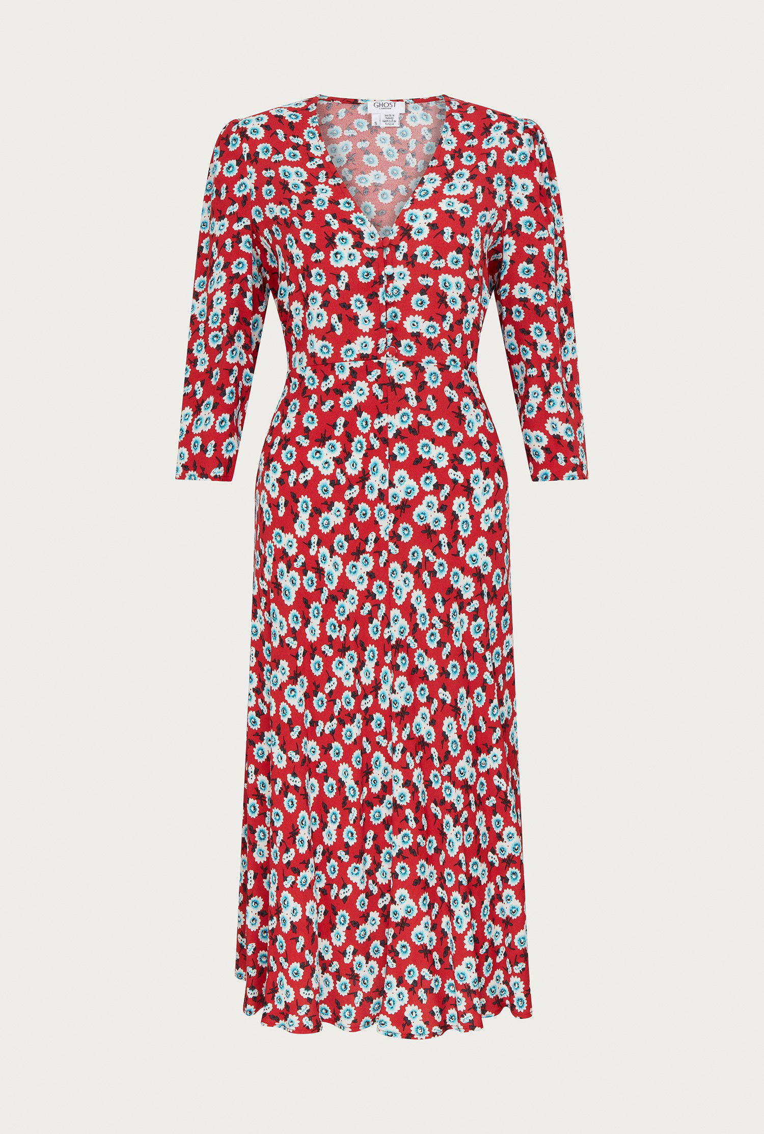 GHOST Blake Midi Dress | Endource