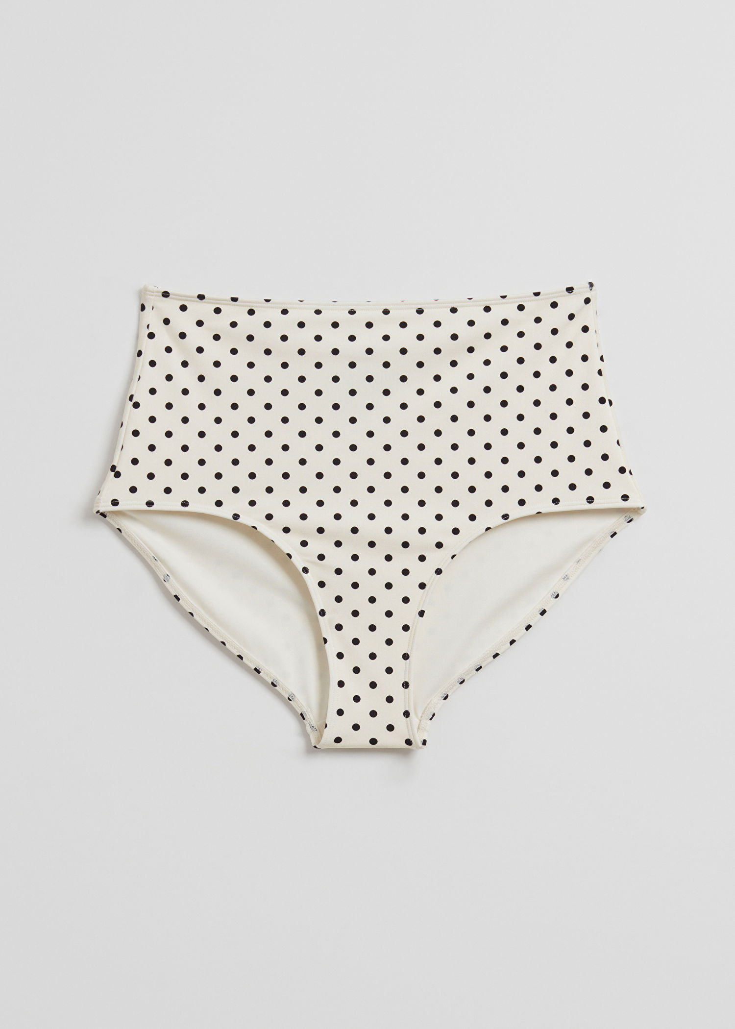 And Other Stories High Waist Bikini Briefs In White Endource