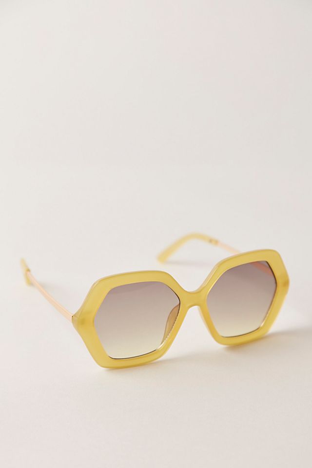 FREE PEOPLE Chloe Hexagon Sunnies | endource