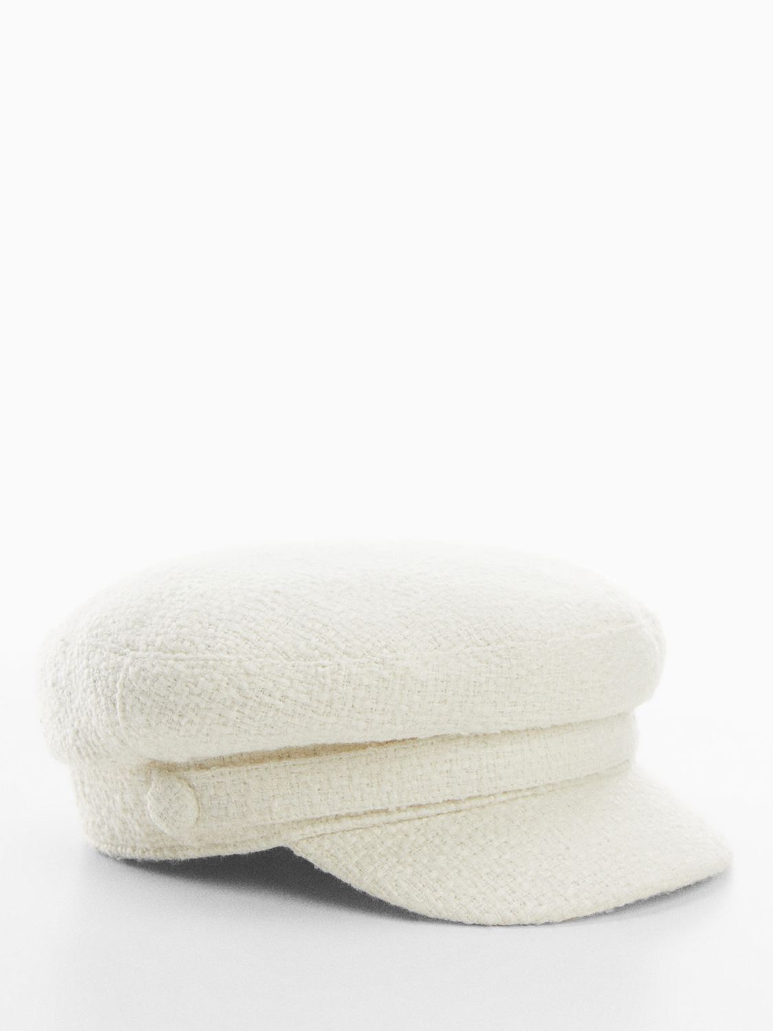 MANGO Sissi Tweed Nautical Cap | Endource