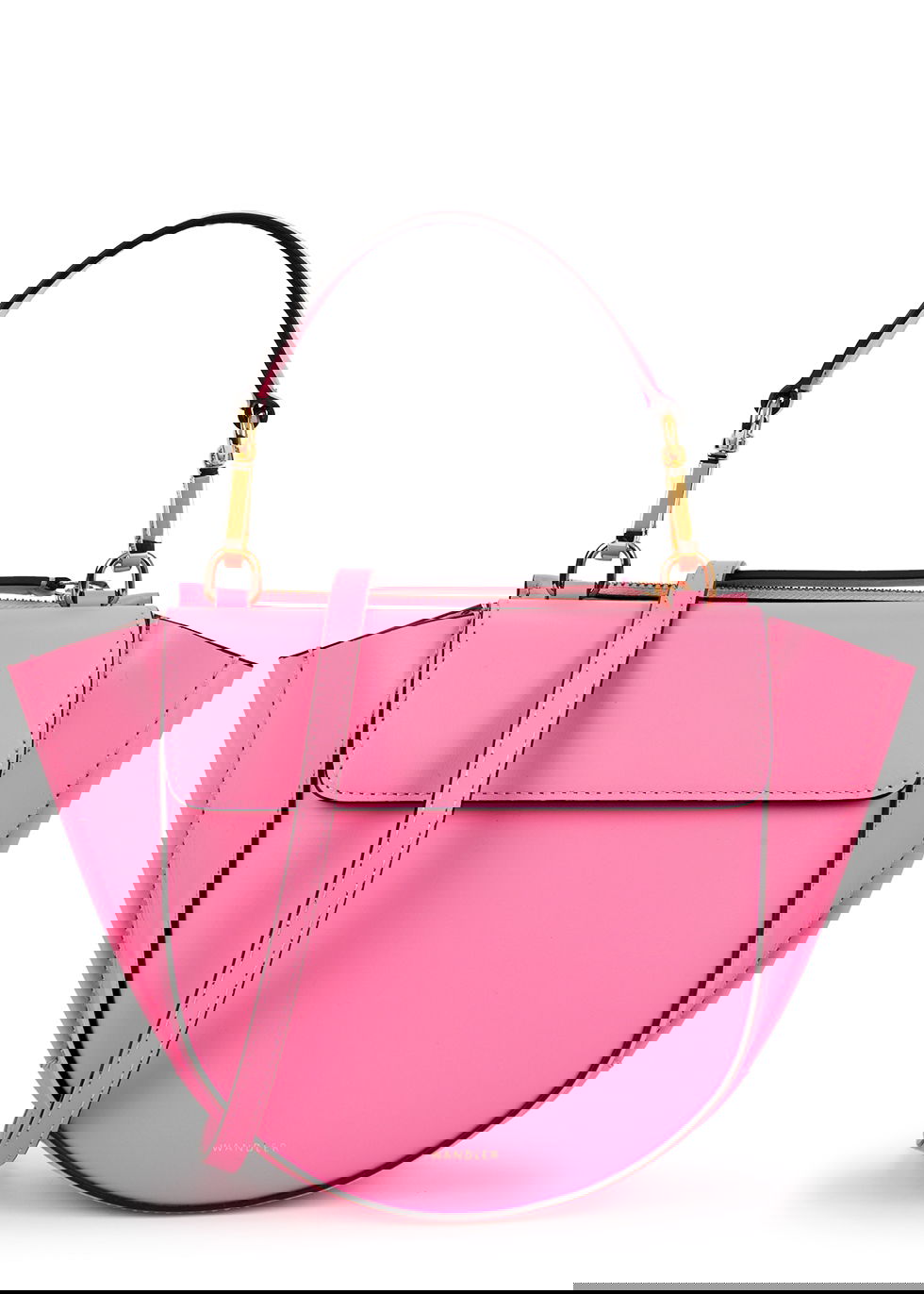 WANDLER Hortensia Mini Leather Top Handle Bag | endource