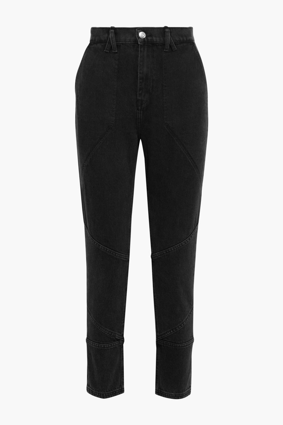 IRO Mattie Cropped High-Rise Slim-Leg Jeans | endource