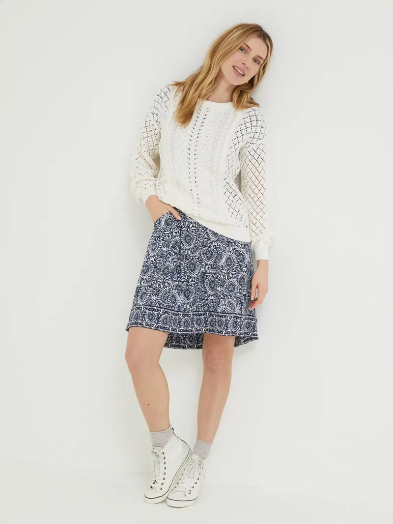 FATFACE Delilah Jumper in Ivory | endource