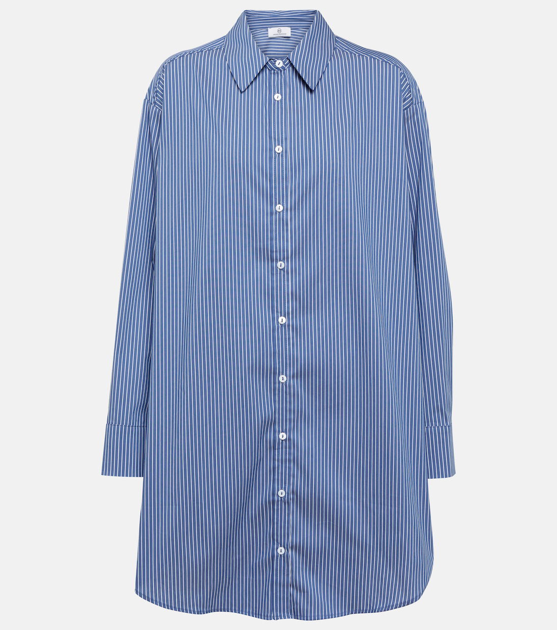 AG Jeans Striped Cotton-Blend Minidress | endource