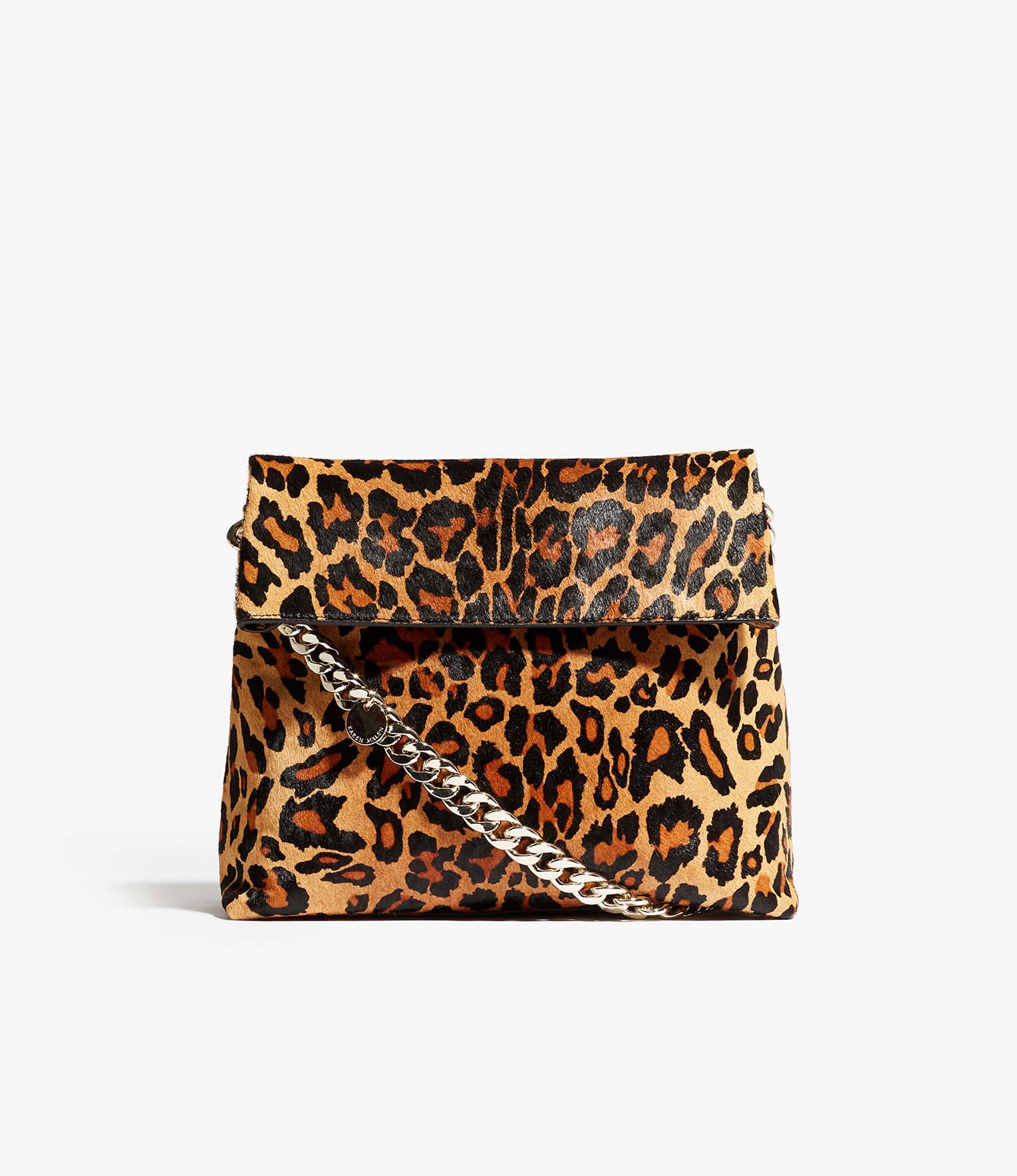 KAREN MILLEN Fold-over Chain Strap Bag | endource