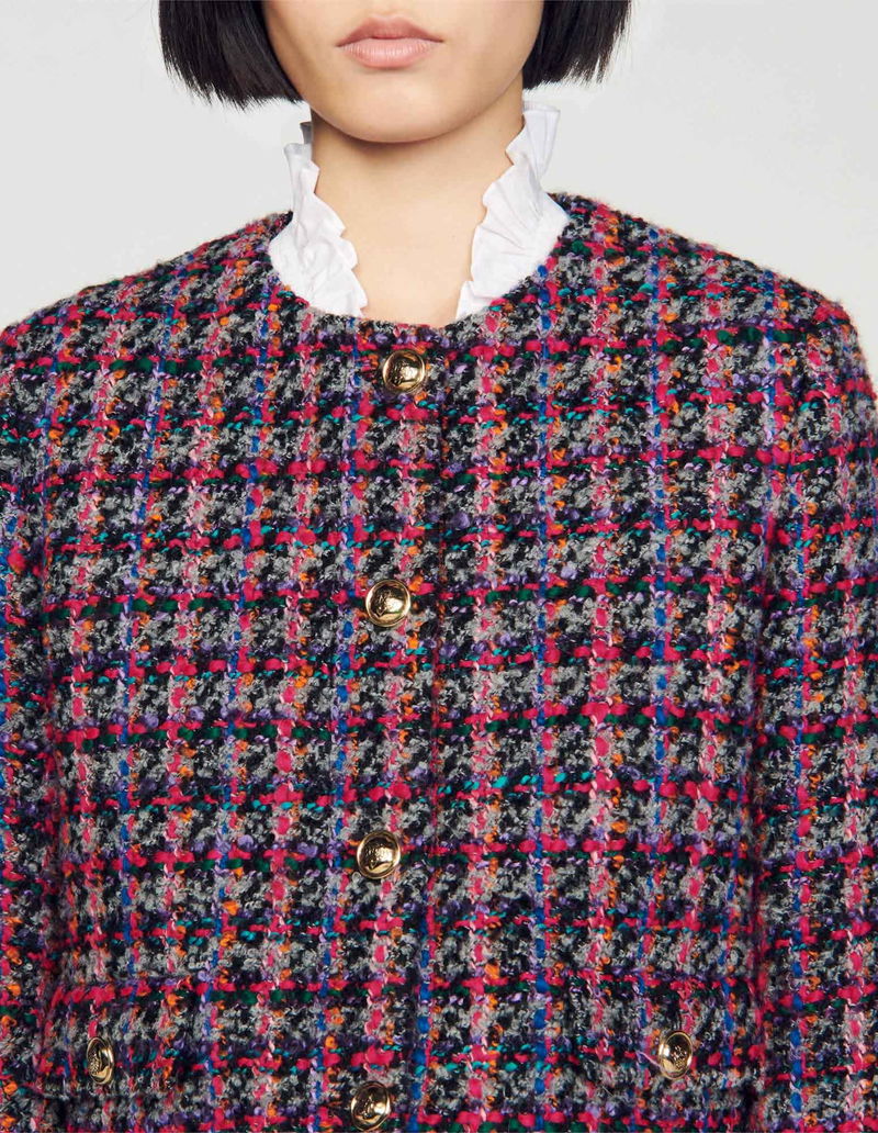 SANDRO Tweed Jacket | endource