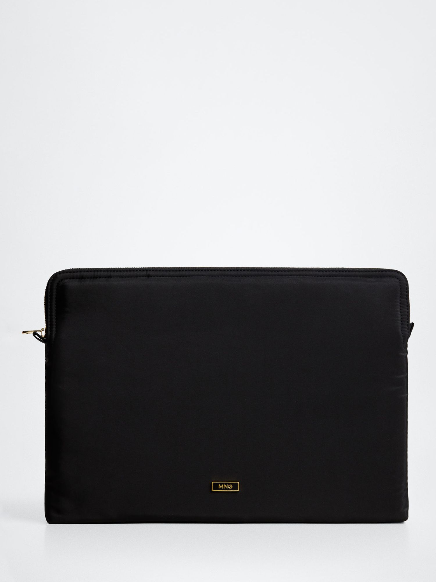 MANGO Tere Padded Laptop Case in Black | endource