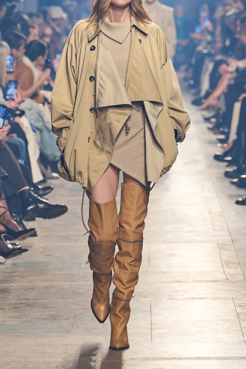 ISABEL MARANT Dusika Double-Breasted Cotton-Twill Trench Coat in ...