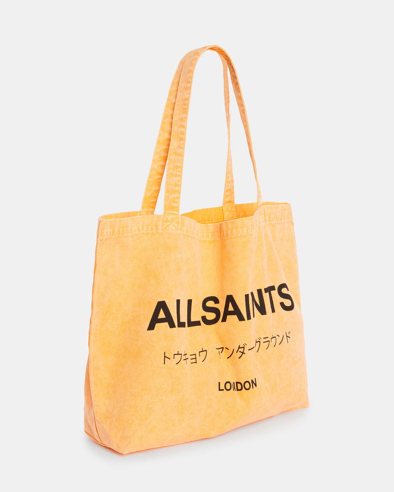 ALLSAINTS Underground Acid Tote Bag in SICILIA ORANGE/BLK | endource