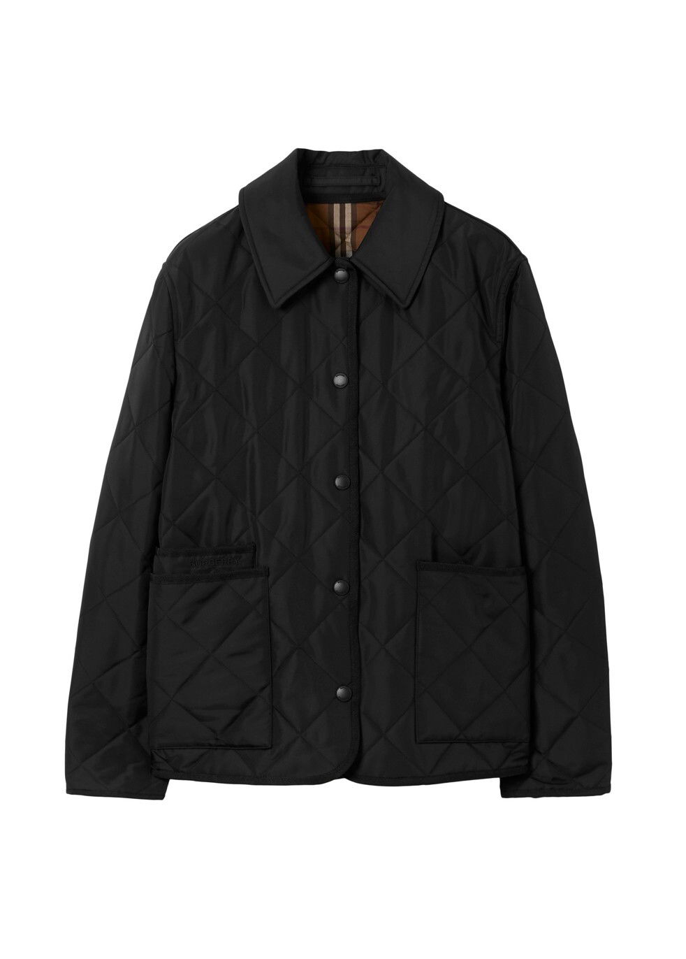 BURBERRY Diamond Quilted Nylon Canvas Barn Jacket | endource