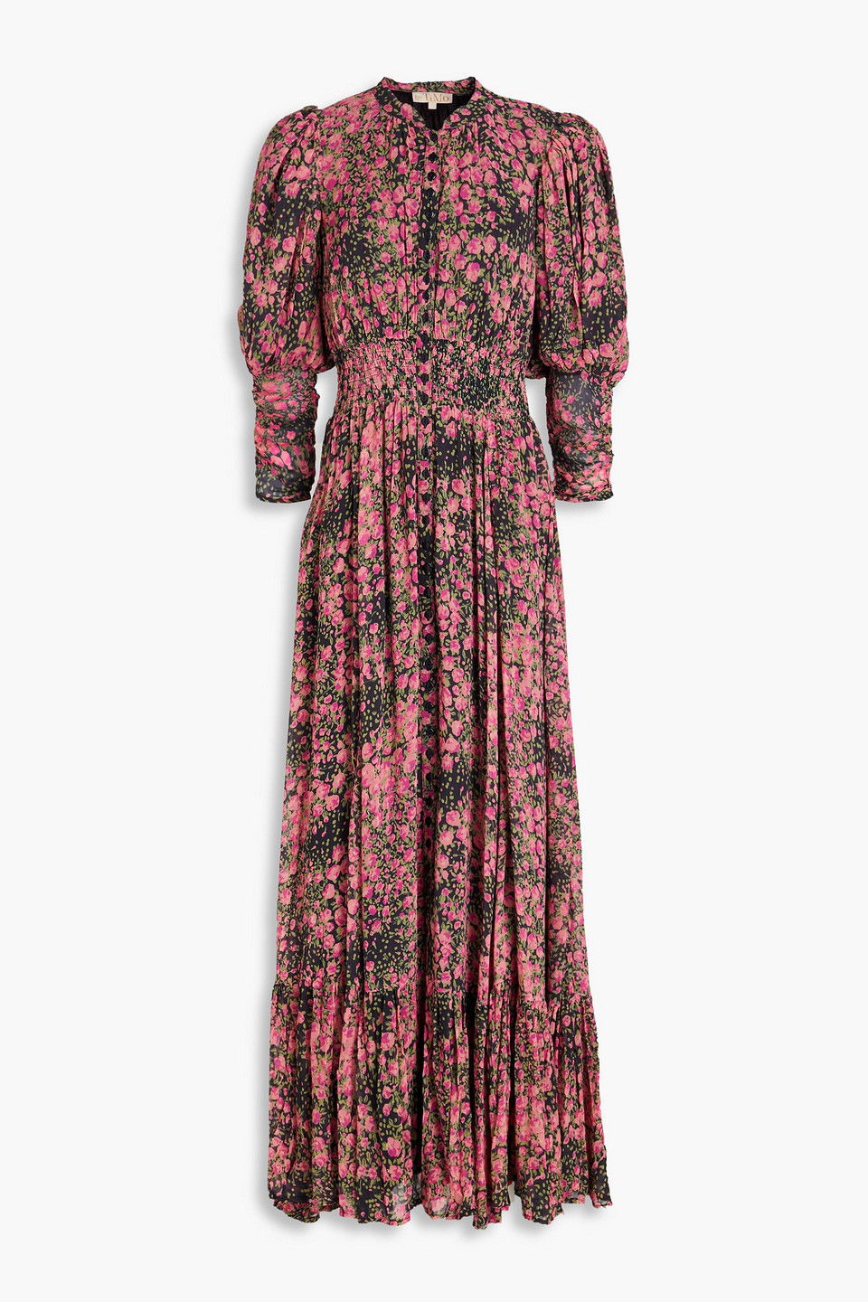 BYTIMO Floral Georgette Maxi Dress | endource