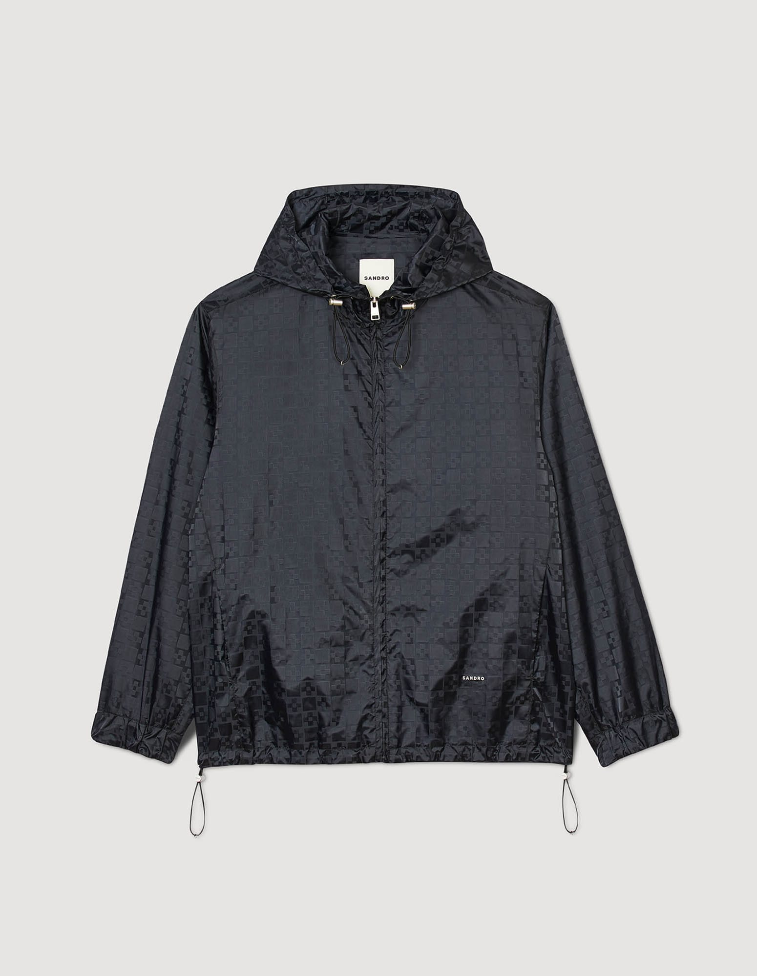 SANDRO Square Cross Nylon Jacket | Endource