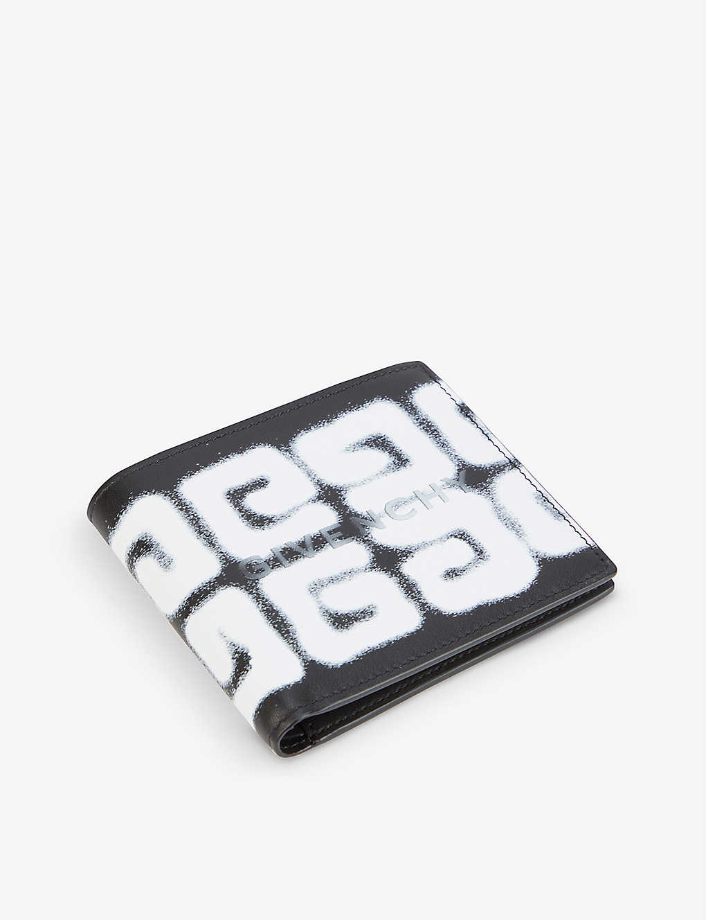 GIVENCHY Givenchy x Chito - 4G Leather Billfold Wallet in BLACK | endource