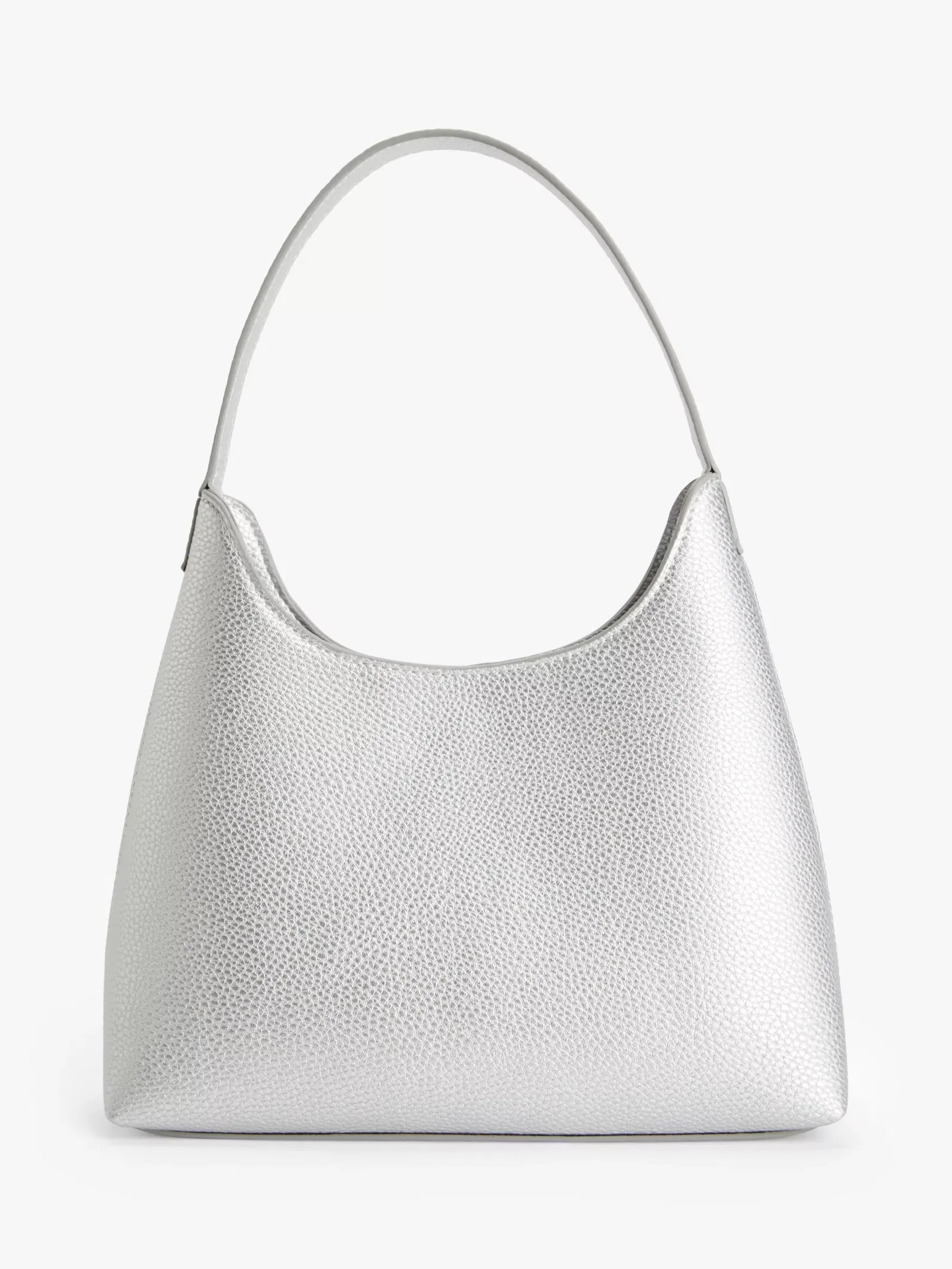 KIN Scoop Shoulder Bag in Silver | Endource